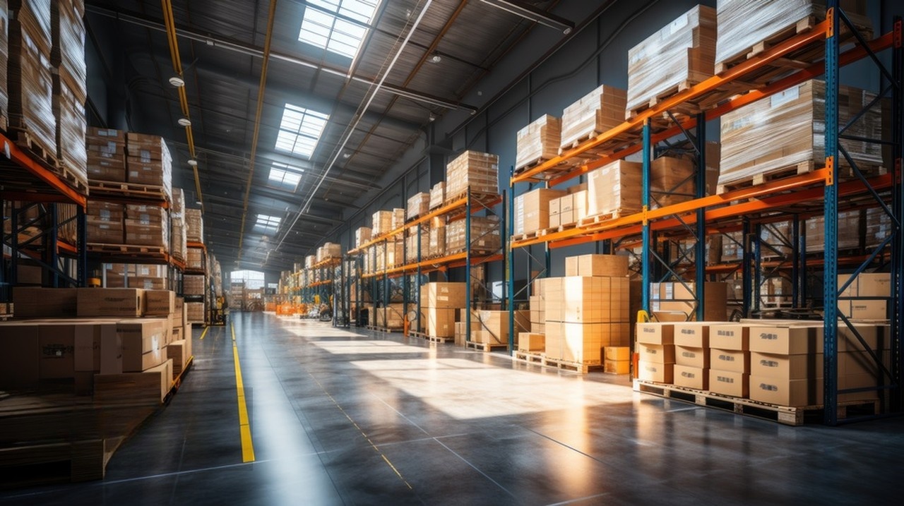 成品仓库6S管理现场示意图 - GMP1001